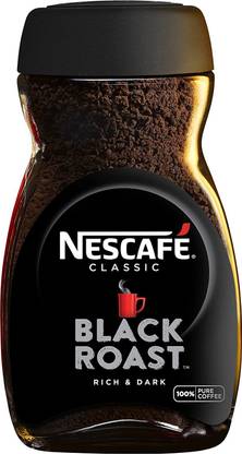 Nescafe Classic Black Roast Rich & Dark 100% Pure Soluble Coffee Powder ...