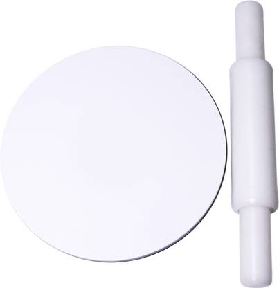 Shivarth Kitchen Accessories Serving Acrylic Chakla & Chapati Rolling ...