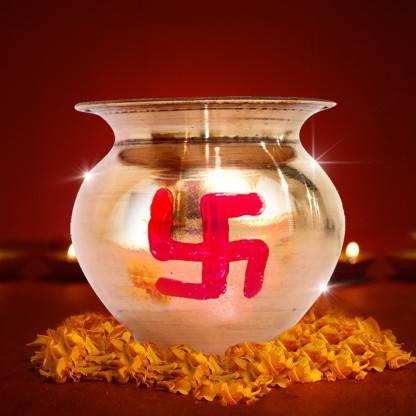 Flipkart.com | NAVYAKSH 4" SMALL Pure Copper Kalash / Tambe ka Lota ...