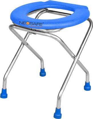 NEOSAFE STAINLESS STEEL COMMODE STOOL FOR ALL TYPE OF HOSPITAL PATIENTS ...