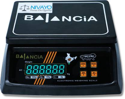 NIVAYO Balancia 30kg Double Display High Quality Weight Machine (New Model) For Kitchen/Shop ...