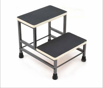 BTH Company Dual Height 2-Step Stool, Versatile 2-Stair Stool with Anti ...