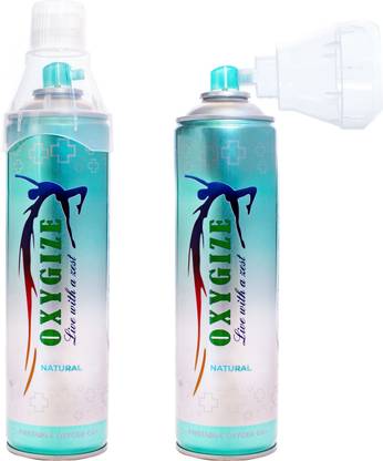 oxygize 10L Natural Flavor Oxygen Can Cylinder Canister With Inbuilt ...