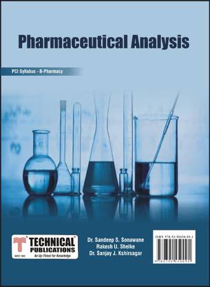 Pharmaceutical Analysis I for B. PHARMACY -PCI SYLLABUS -TEXTBOOK: Buy Pharmaceutical Analysis I ...