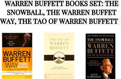 Warren Buffett Books Set: The Snowball, The Warren Buffett Way, The Tao ...