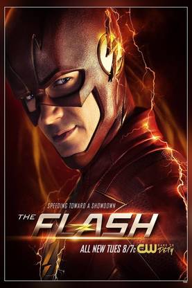 The Flash Barry Allen Superhero Television Series Matte Finish Poster ...