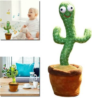 Galox Colorful Glowing Talking Toy, Repeating What You Say Cactus Toys ...