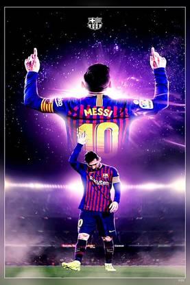 Lionel Messi Matte Finish Poster Paper Print - Animation & Cartoons ...