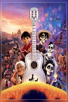 Coco Animated Movies Disney Movies Matte Finish Poster Paper Print ...