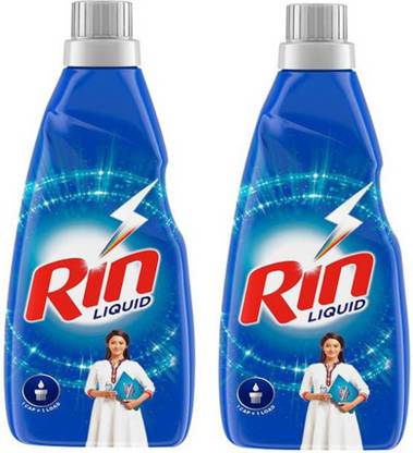 Rin Liquid Detergent, 2 LTR ( 1TR *2) Multi-Fragrance Liquid Detergent ...