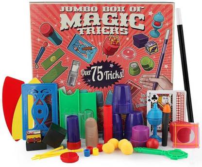 TRIFECTA Magic Tricks for Kids, Magic Set – 75 Tricks Jumbo Box ...