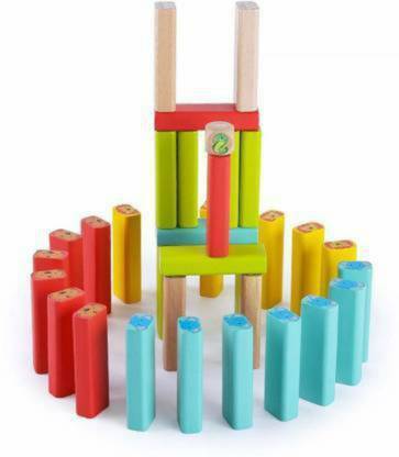 Felicia Classic Animal Block's Zenga, Colorful Stacking Tower Game ...