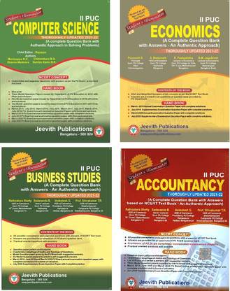 2nd PUC - CS.E.B.A [Set Of 4 Books ] [Student's Illuminator: A Complete ...