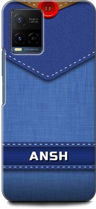 WallCraft Back Cover for Vivo Y33T, V2146 ANSH NAME, A, LETTER, BLUE ...