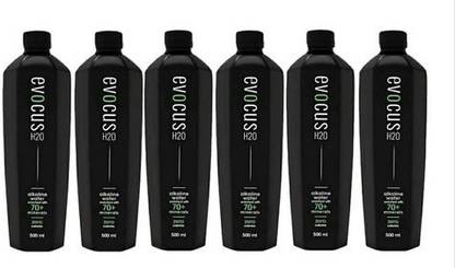 EVOCUS Black Alkaline Drink - (500 ML) Pack Of 24 Mineral Water Price ...