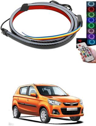 PROEDITION Carbon Fibre LED Rear Spoiler Remote Control Universal Exterior Car LED A161 Matte ...