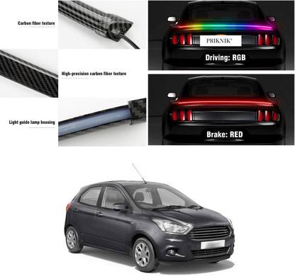 PROEDITION Carbon Fibre LED Rear Spoiler with Remote Control Universal ...