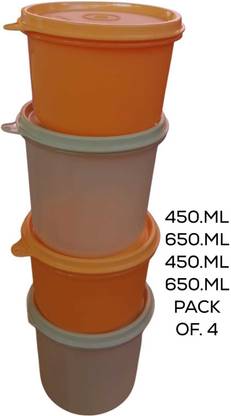 TUPPERWARE Polypropylene Utility Container - 650 ml, 650 ml, 450 ml, 450 ml Price in India - Buy ...
