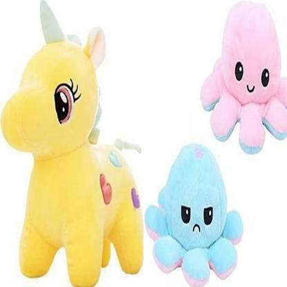 FunBeyondSky combo unicorn / octopus for kids 25 cm - 25 cm - combo ...