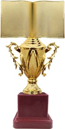 Be Win Winner Golden Fiber Open Book Trophy for All Types of School ...