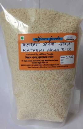 Affirm Foods Katarni Arwa Rice 1 kg Pack of 1 Katarni Rice (Small Grain ...