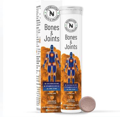 NUTRILLION Bones & Joints Supplement 20 Effervescent Tablets - Orange ...