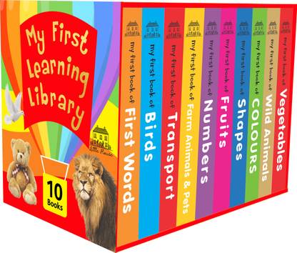 My First Learning Library - Set of 10 Board Books: Buy My First ...