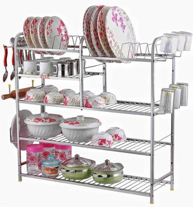 AVAIL Utensil Kitchen Rack Steel Kitchen Dish Rack | Plate Cutlery ...