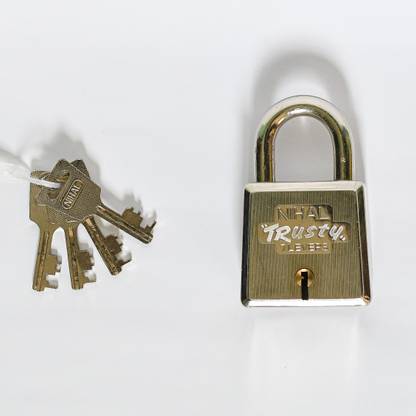 Trusty Machine made padlock with double lock feature Padlock - Buy ...