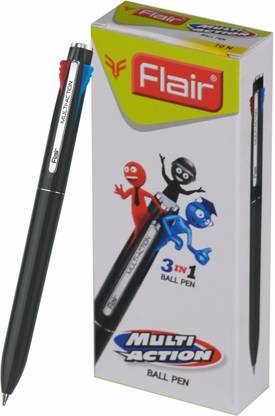FLAIR Multi Action pack of 10 Ball Pen - Buy FLAIR Multi Action pack of ...