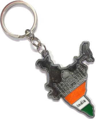 Eshan India Map Taj Mahal Key Chain Key Chain Price in India - Buy ...