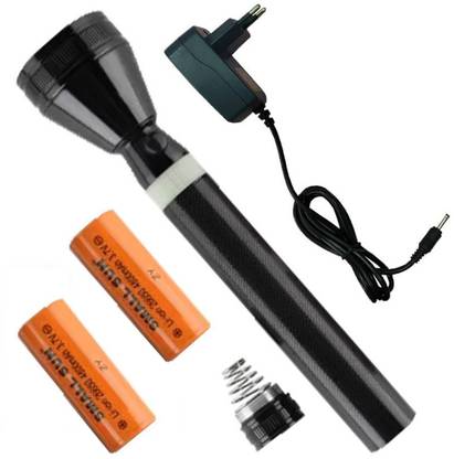 SMALL-SUN HIGH Performence LEED Metal Rechargeable , Black, Pack of 1 ...