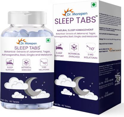 Dr. Morepen Sleep Tabs | Melatonin 3mg Sleeping Tablets | For Stress ...