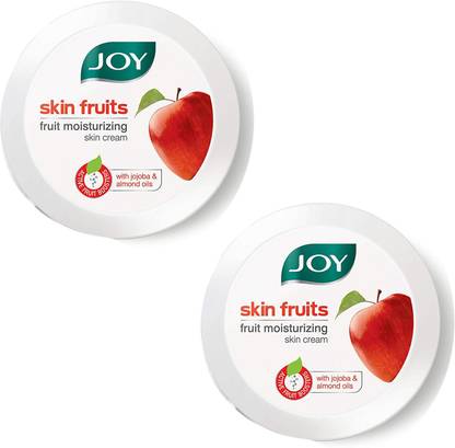 Joy Skin Fruits Moisturizing Skin Cream With Jojoba & Almond Oils (Pack ...