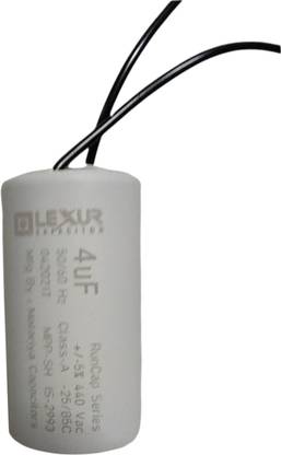 Lexur Capacitor 4 MFD Multipurpose AC Capacitor Motor Control ...
