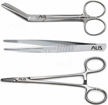 alis Surgical Instrument Kit Set Of 3 Needle Holder6", Dissecting ...