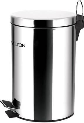 MILTON STEEL BIN 7l Stainless Steel Dustbin Price in India - Buy MILTON ...