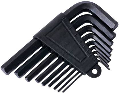 FixBold 9 Pcs Small Allen Key Set Bolt Spanner Goti Wrench L Shape ...