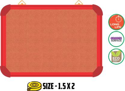 WRITING AND DISPLAY Pin-up display board for office & school ...