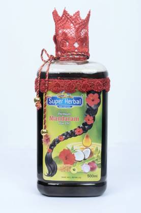 New Super Herbal Premium Mandaram (Hibiscus) Hair Oil - Price in India ...