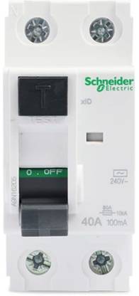 Schneider Electric A9N16205 Acti 9 RCCB xID 2P 40A 100mA AC-type MCB ...