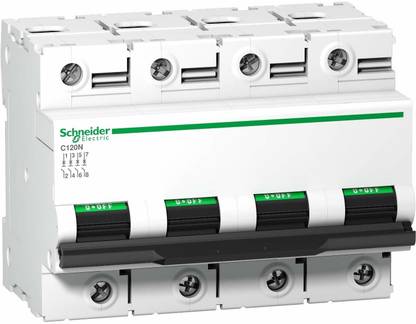 Schneider Electric A9N4P25C 25A FP C-Curve ACTI9 10kA MCB Price in India - Buy Schneider ...