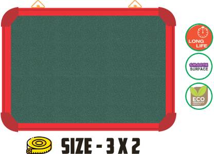 WRITING AND DISPLAY Pin-up display board for office & school ...