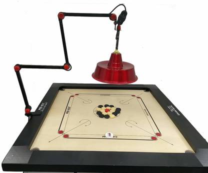 YMD Professional Portable Carrom Board 4 fold Table Lamp Price in India ...