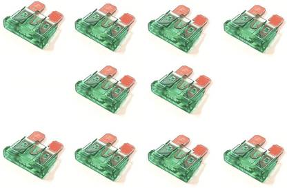 ERHIndia (Pack of 10) 30 Amp Blade Fuse with Ceramic Blade Fuse Blade ...