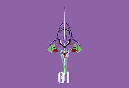 Smoky Design neon genesis evangelion mech eva unit 01 wallpaper Poster ...