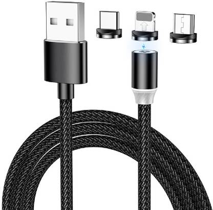 Sale Wala Magnetic Charging Cable 1 m 3 in 1 Magnetic X-Cable with Fast ...