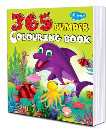 365 Bumper Colouring Book By Sawan: Buy 365 Bumper Colouring Book By ...