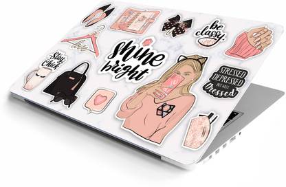 NoWorries Quotes laptop skin/Laptop sticker for girls 15.6inch laptop ...