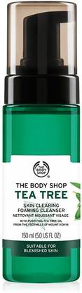 THE BODY SHOP Tea Tree Skin Clearing Foaming Cleanser Face Wash - Price ...